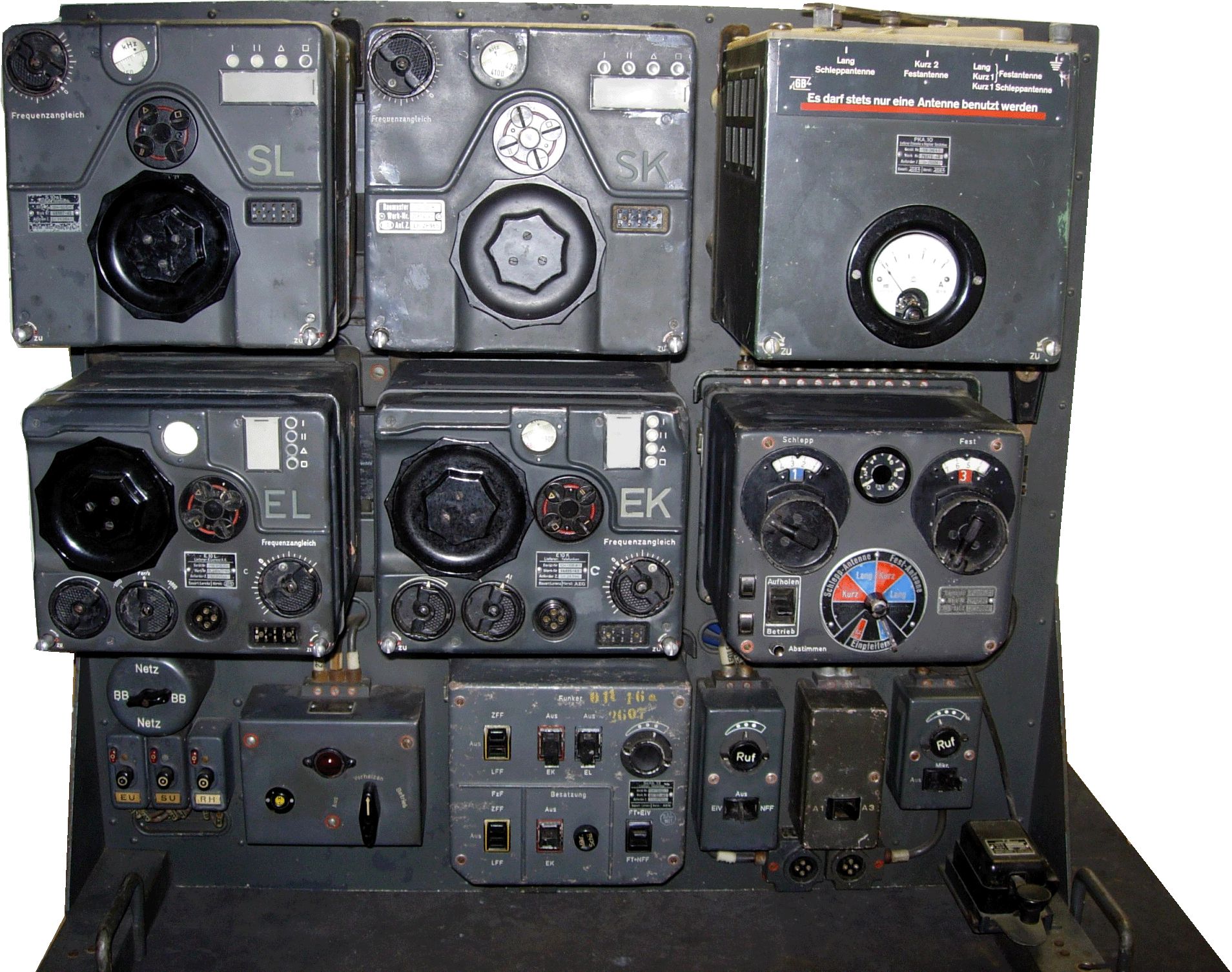 Ln.XXX Prüftafel PT10, FuG X (FuG 10) | Deutscheluftwaffe