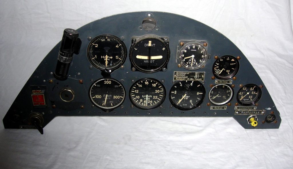 Gerätebrett Heinkel He 72 | Deutscheluftwaffe