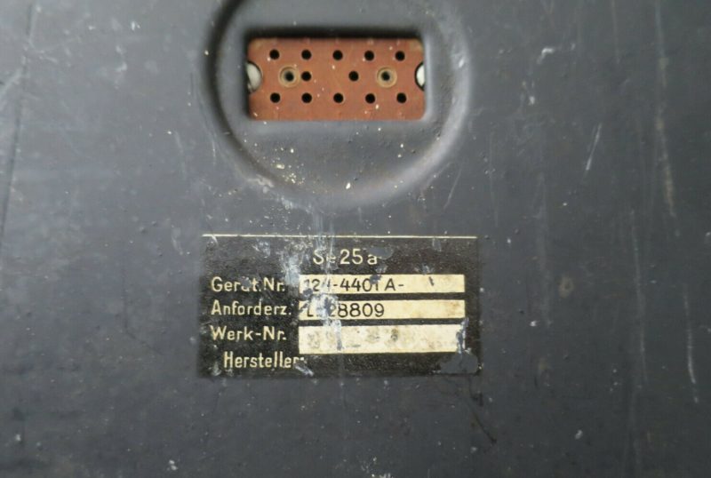 Ln.28809 Sende-und Empfangsgerät Se 25a, FuG 25a, 1944 | Deutscheluftwaffe